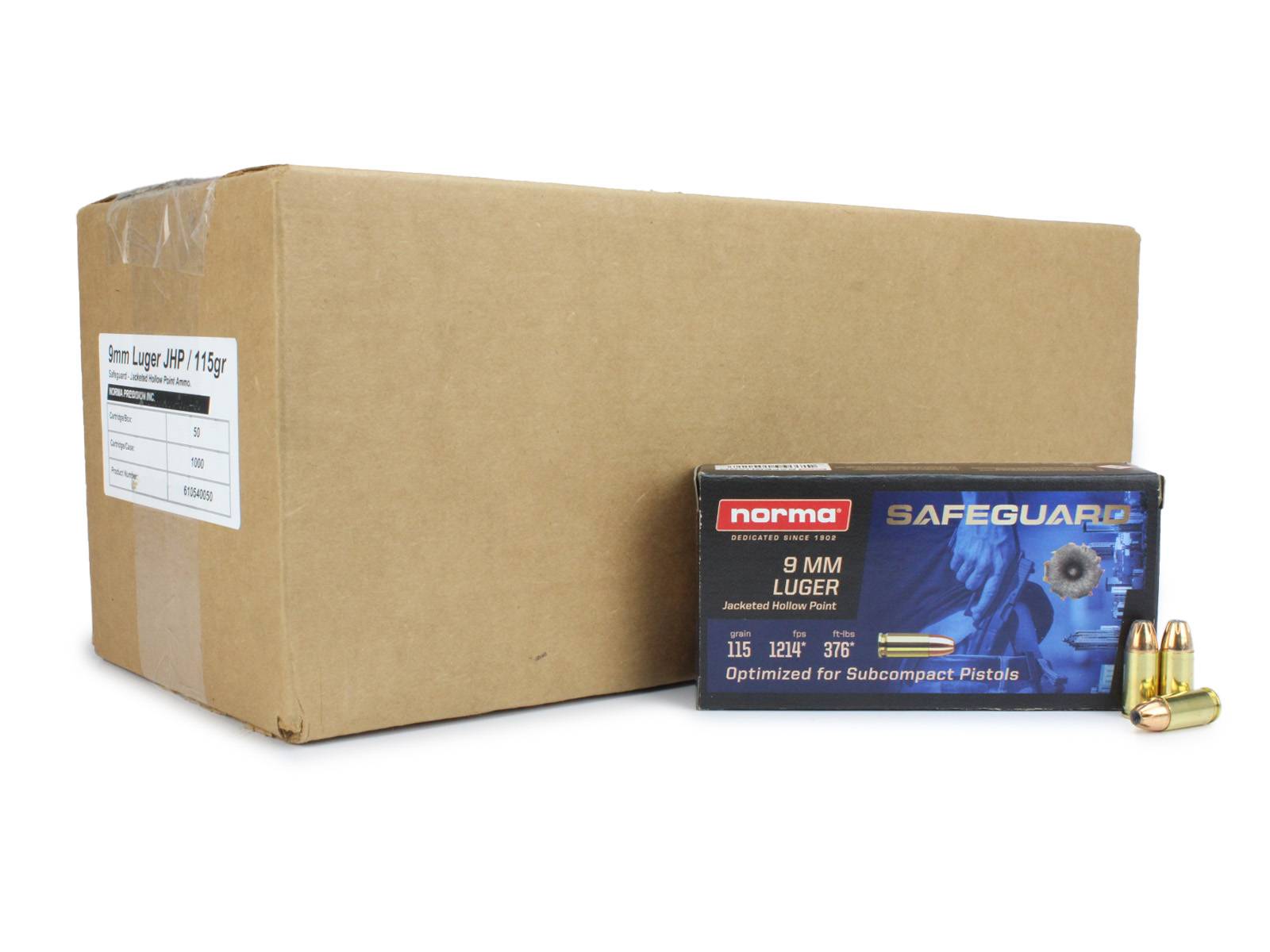 Norma 9mm 108gr Monolith Hollow Point Ammo 20 Rounds $6.99