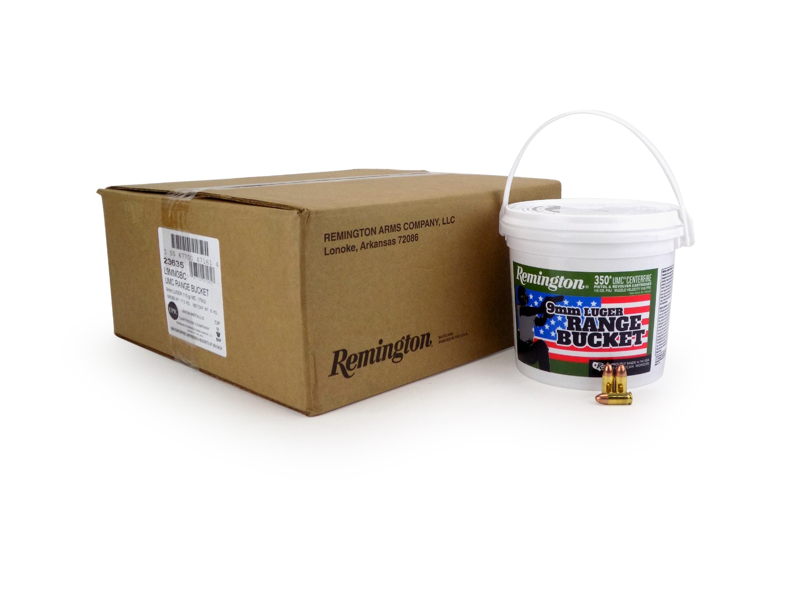 Remington UMC 9mm 115 Grain Jacketed Hollow Point Ammo 600Rnds $0.42EA FREE S&H