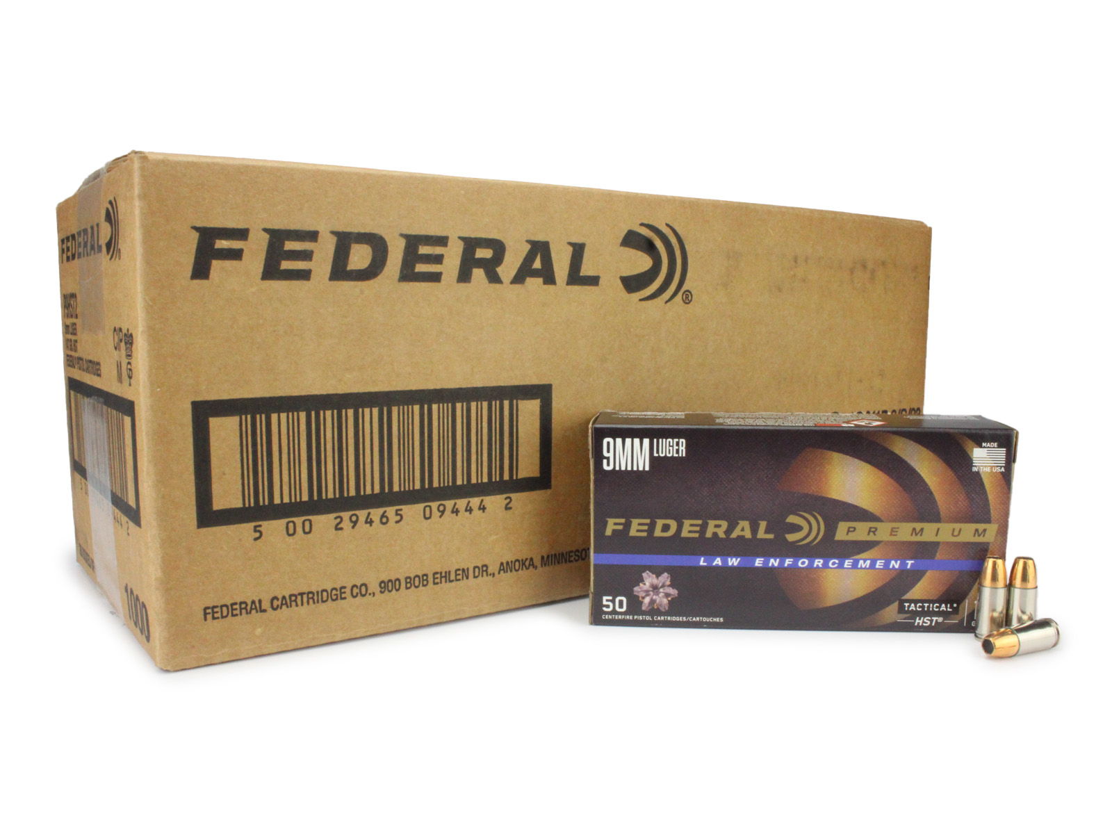 US Cartridge 9mm 147-Gr. JHP LE Contract Overrun 200 rounds $71.24 Free ...
