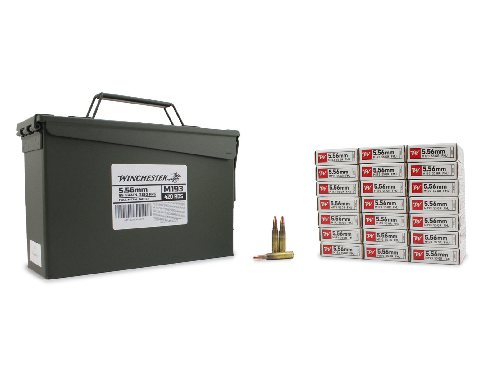 Win 3,000 Rounds of Premium Winchester 5.56 M193 Ammo—A $1850.00 Value!